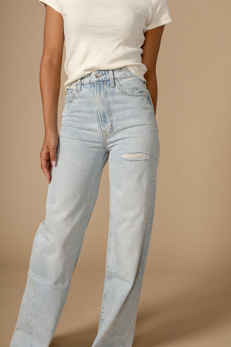 Nova Relaxed Wide Leg Jeans with Forward Seam - Premium USA Made Jeans ...